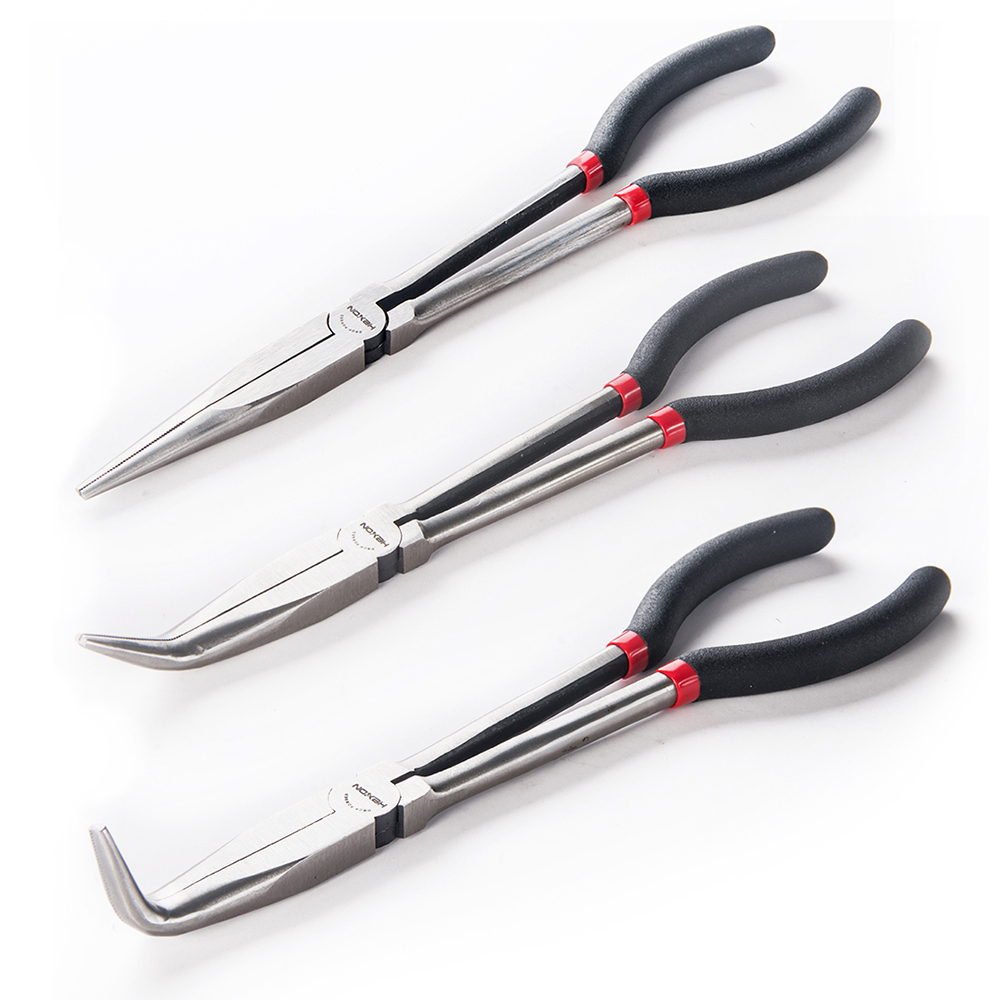 China 45 / 90 Angle Straight Nose Extra Long Snap Ring Pliers Set ...