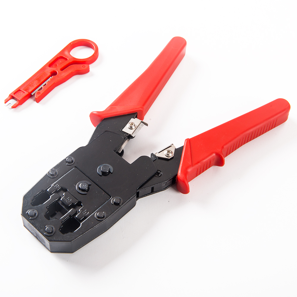China Ratchet Structure Network Crimping cutting Pliers For 4P/6P/8P ...