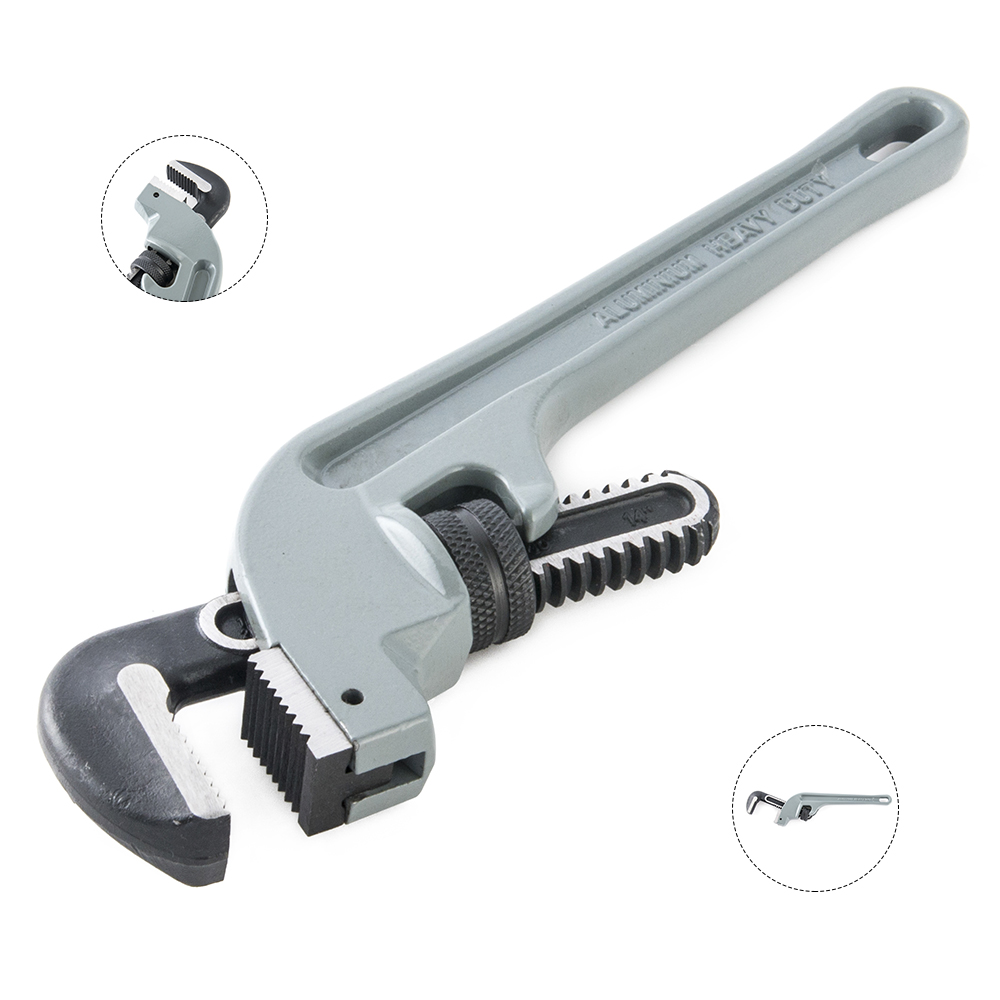 China Aluminum Drop Forged Adjustable Plumbers Offset Pipe Wrench ...