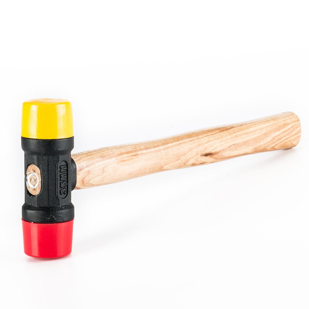 China Two Way Mallet With Wooden Handle Manufacturer and Supplier | Hexon